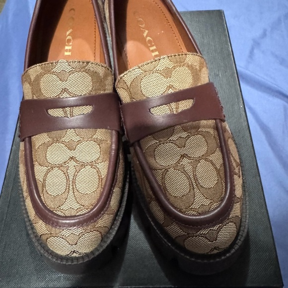 Coach | Shoes | Colleen Loafer In Signature Jacquard Sz 85 New In Box ...